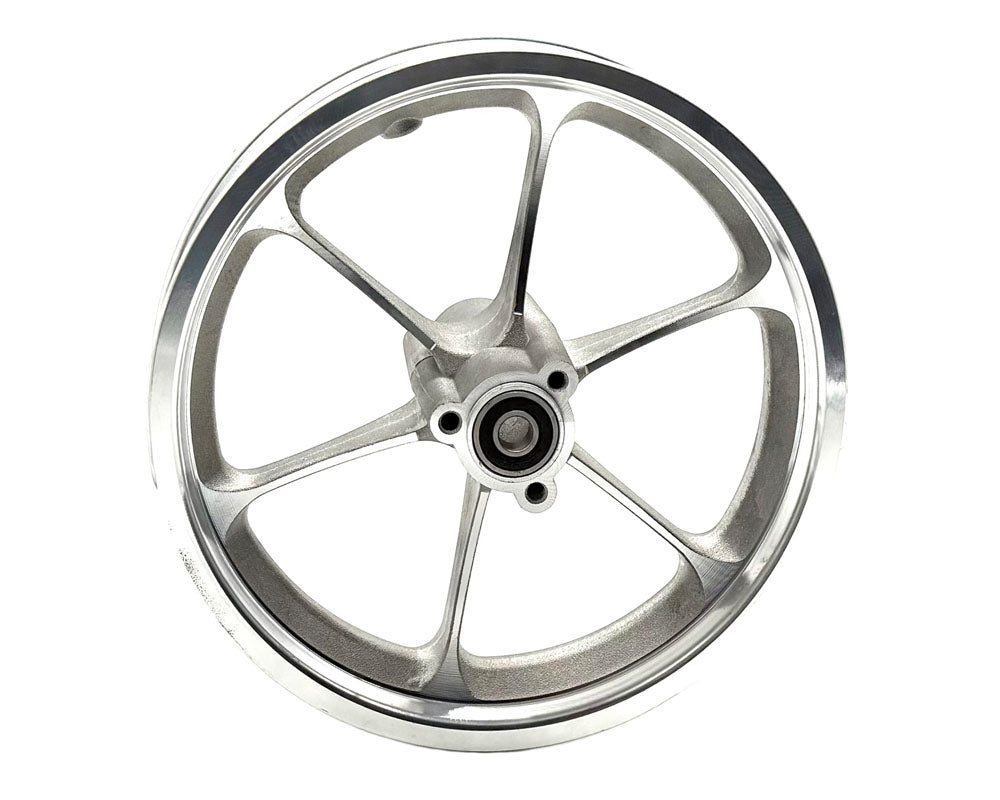 Wheel Assembly, Front or Rear 12.5x2.75, Silver 6 Spoke (#3, #4, #5 ...