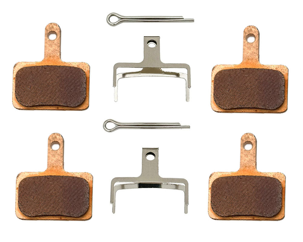 Brake Pad Kit with Hardware Set, Black Calipers with CYNB or No Logo ...