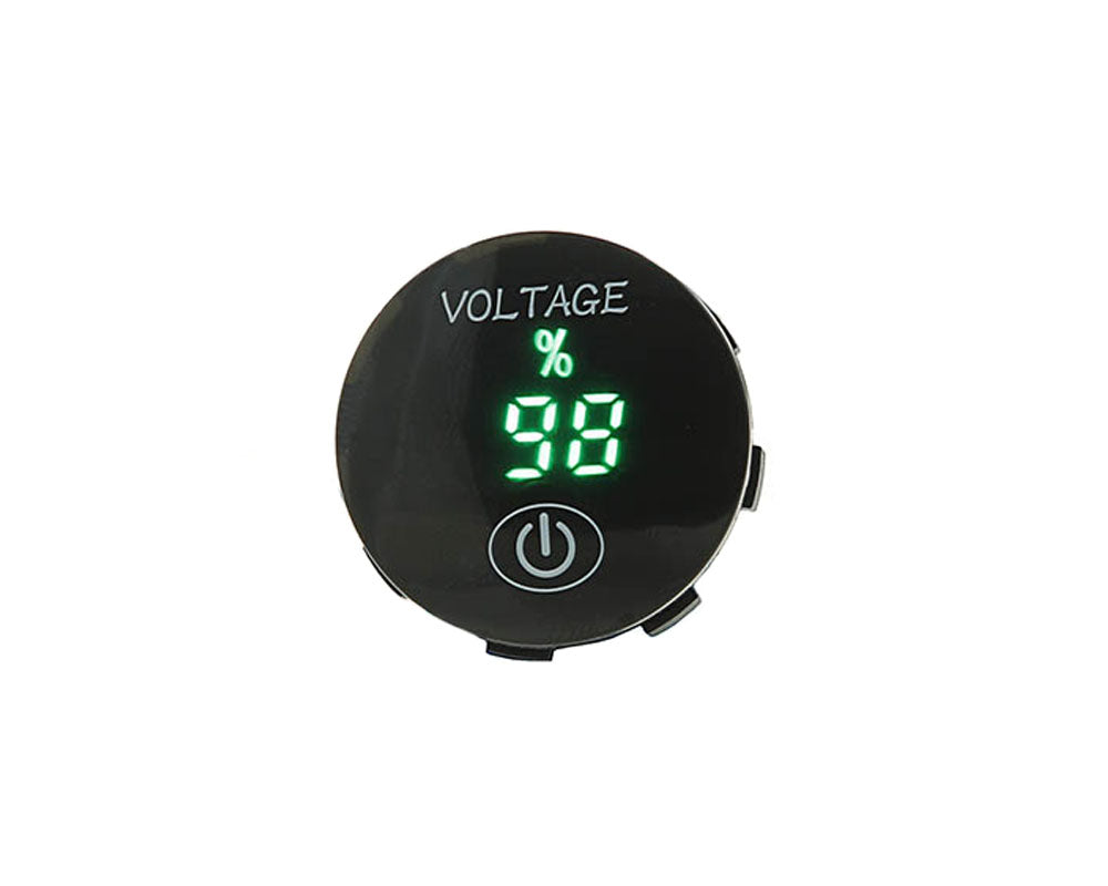 Gauge, Digital Voltmeter and Percentage, 5-48V (Part #16034) Fits 2019 ...