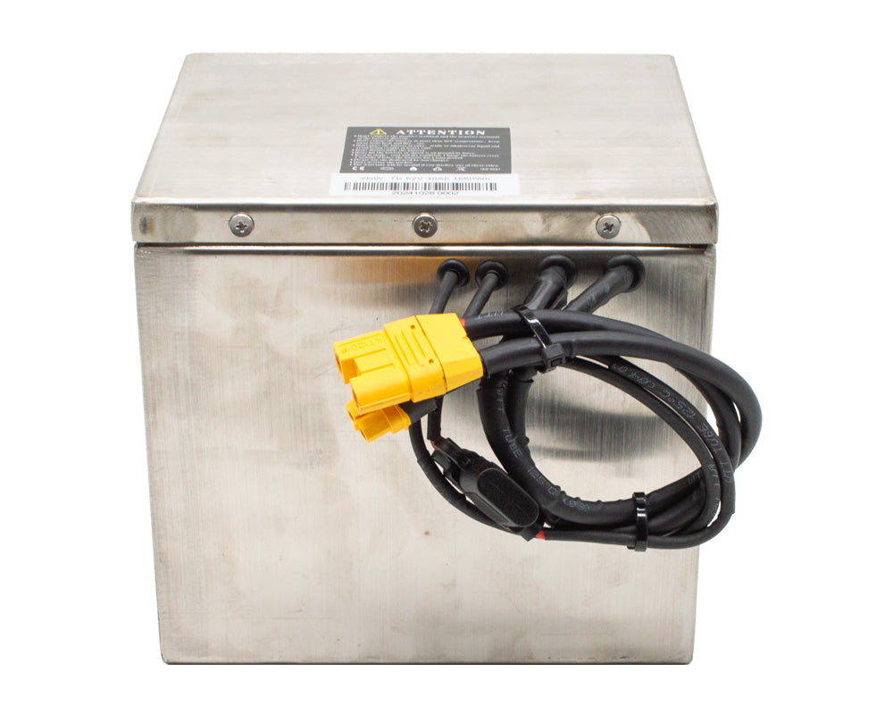 Battery, 52v 30ah 100a, Lithium Ion, BMS, 85C Stainless Case (Part #19 ...