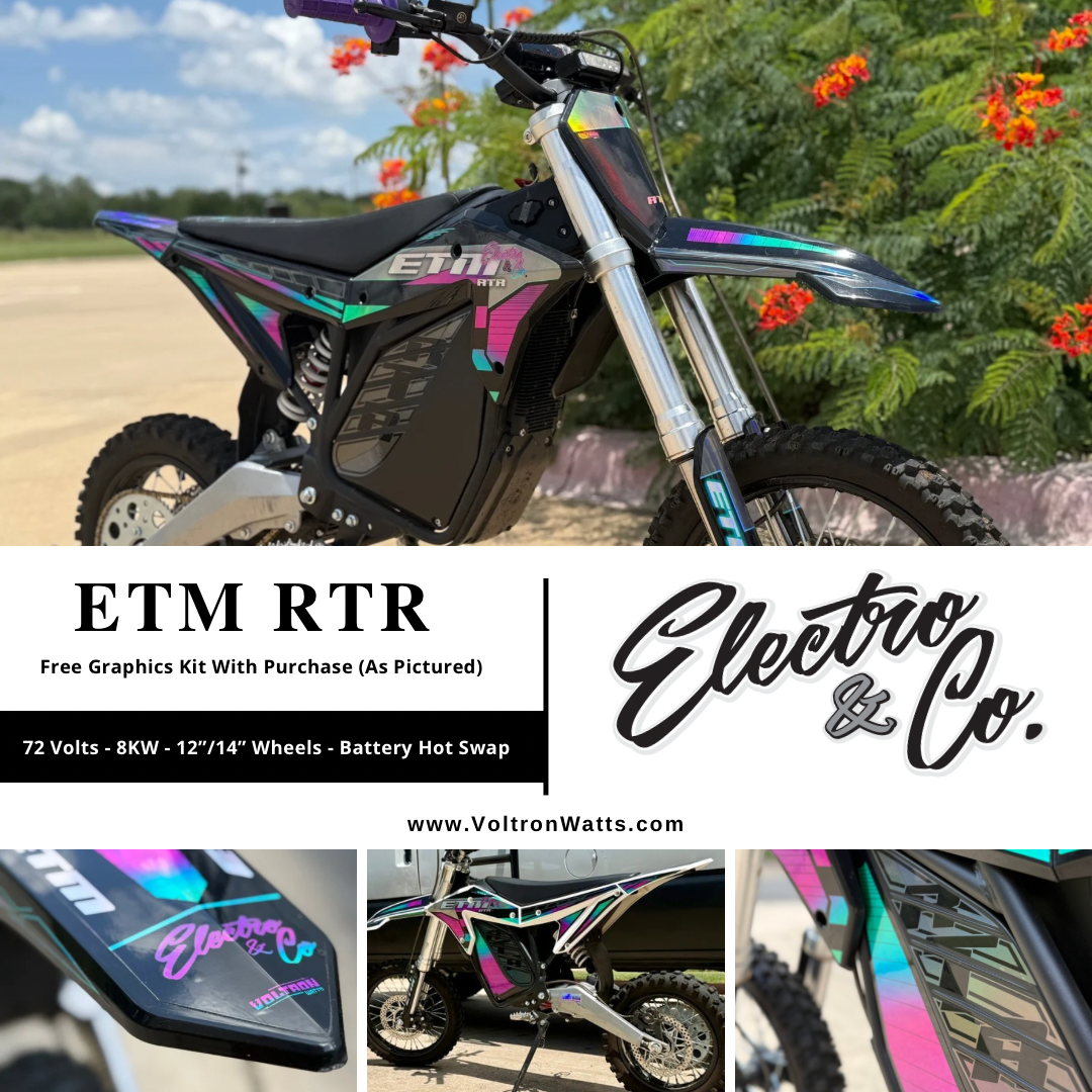 Electro & Co. ETM RTR - 72 Volts! Free Graphics! – Voltron Watts